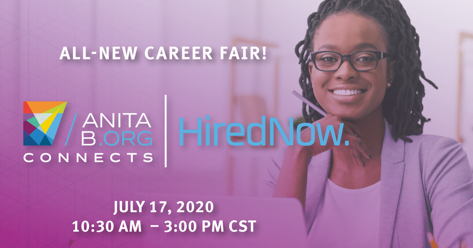 AnitaB.org Virtual Event - AnitaB.org Connects: HiredNow
